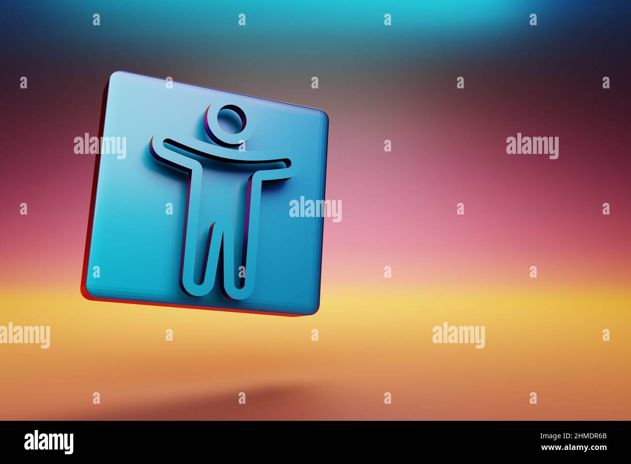 Body icon. Beautiful Blue Body symbol icons on multicolor bright ...