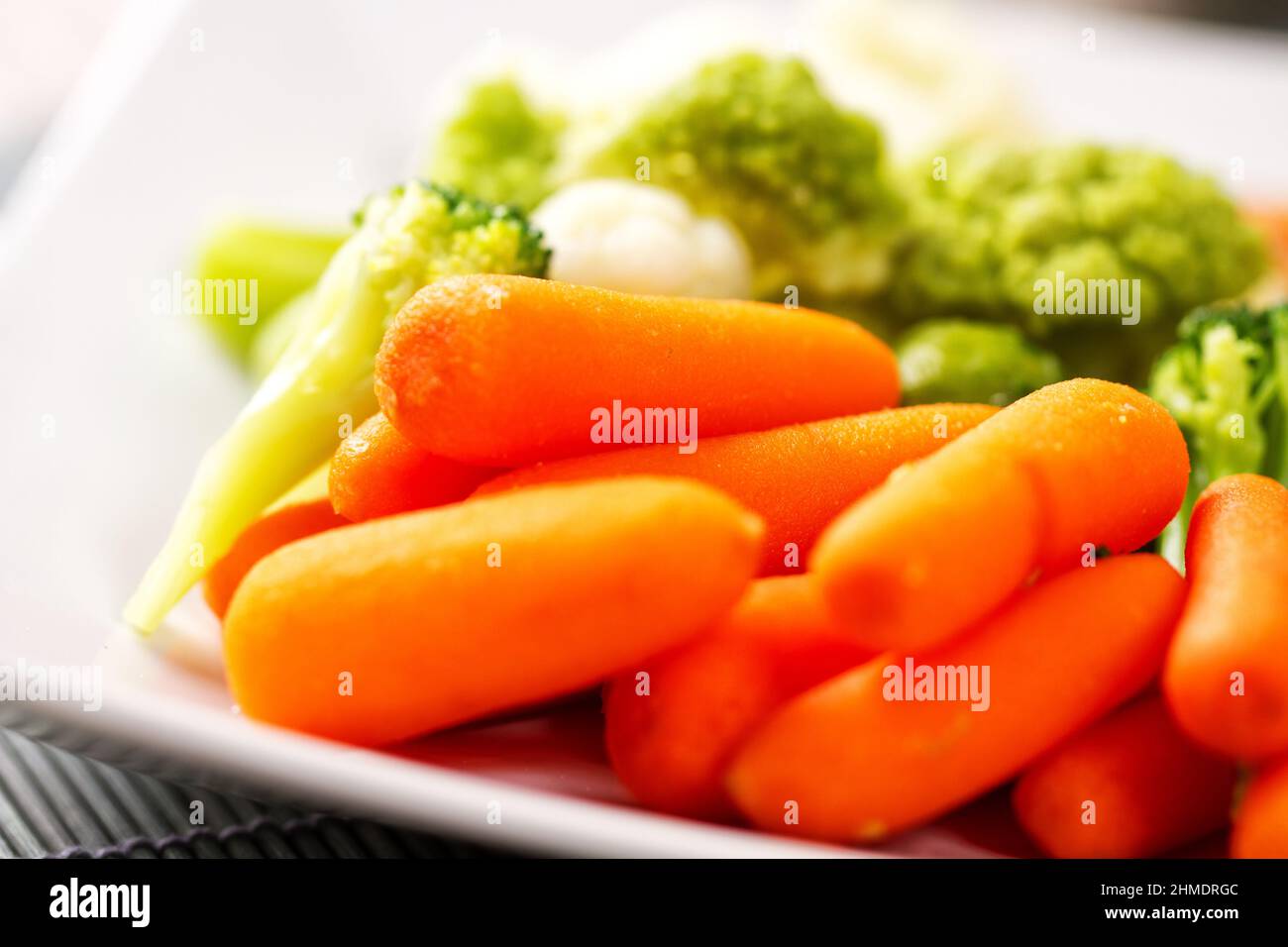 Steamed Mixed Vegetables for Light Meal. High quality photo Stock Photo ...