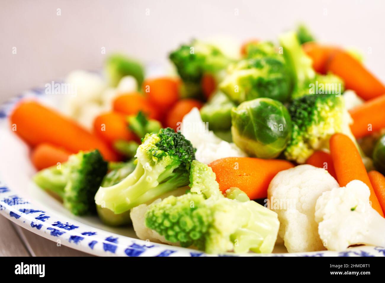 Steamed Mixed Vegetables for Light Meal. High quality photo Stock Photo ...