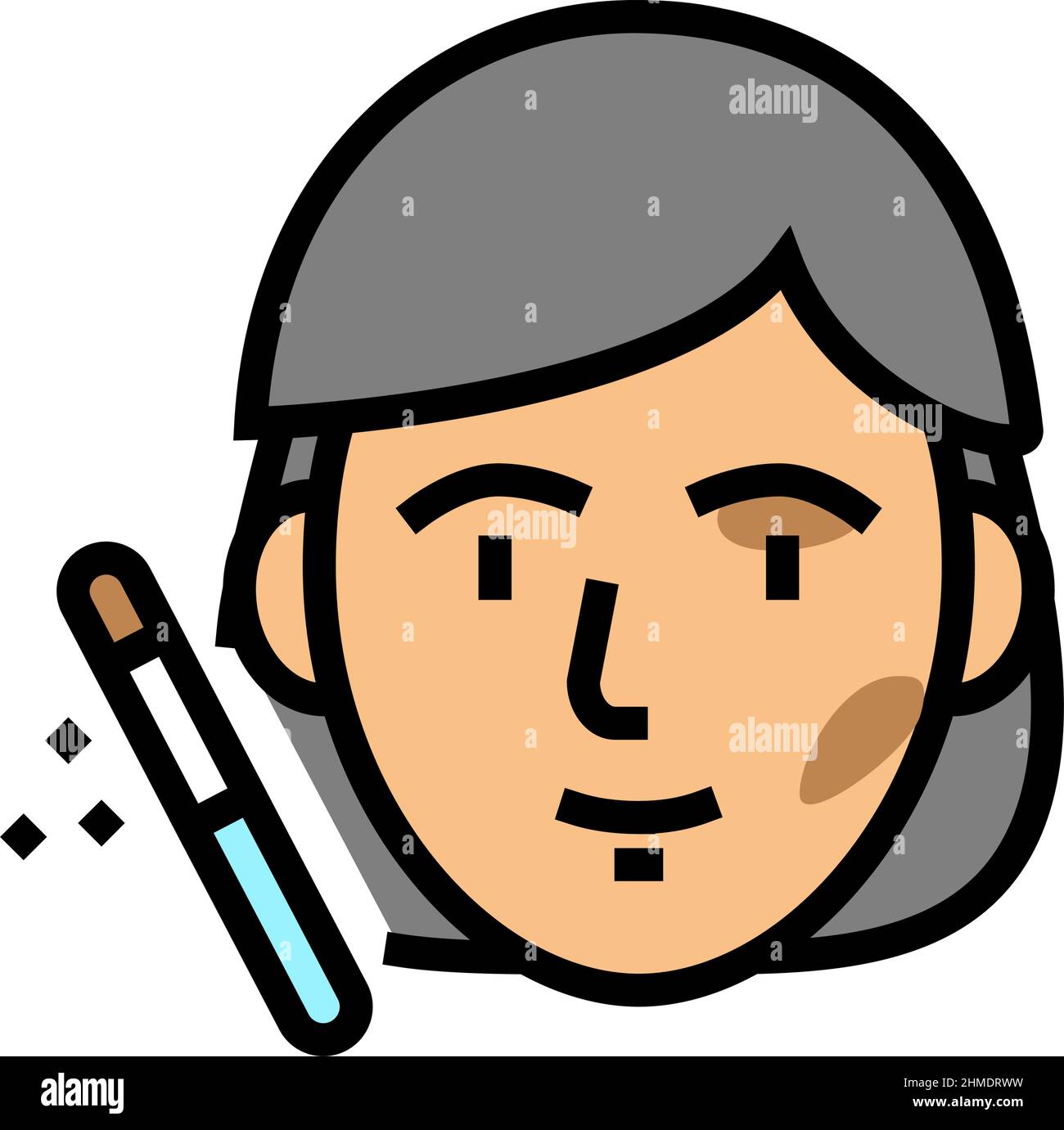 makeup procedure color icon vector illustration Stock Vector Image ...