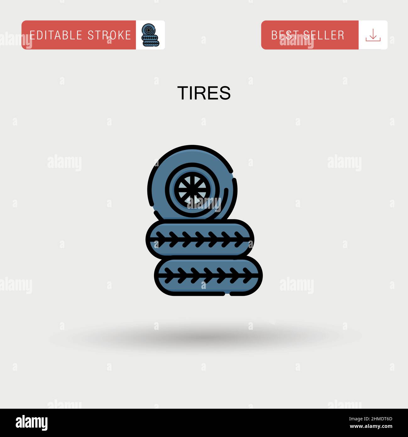 Truck car tires Stock Vector Images - Alamy
