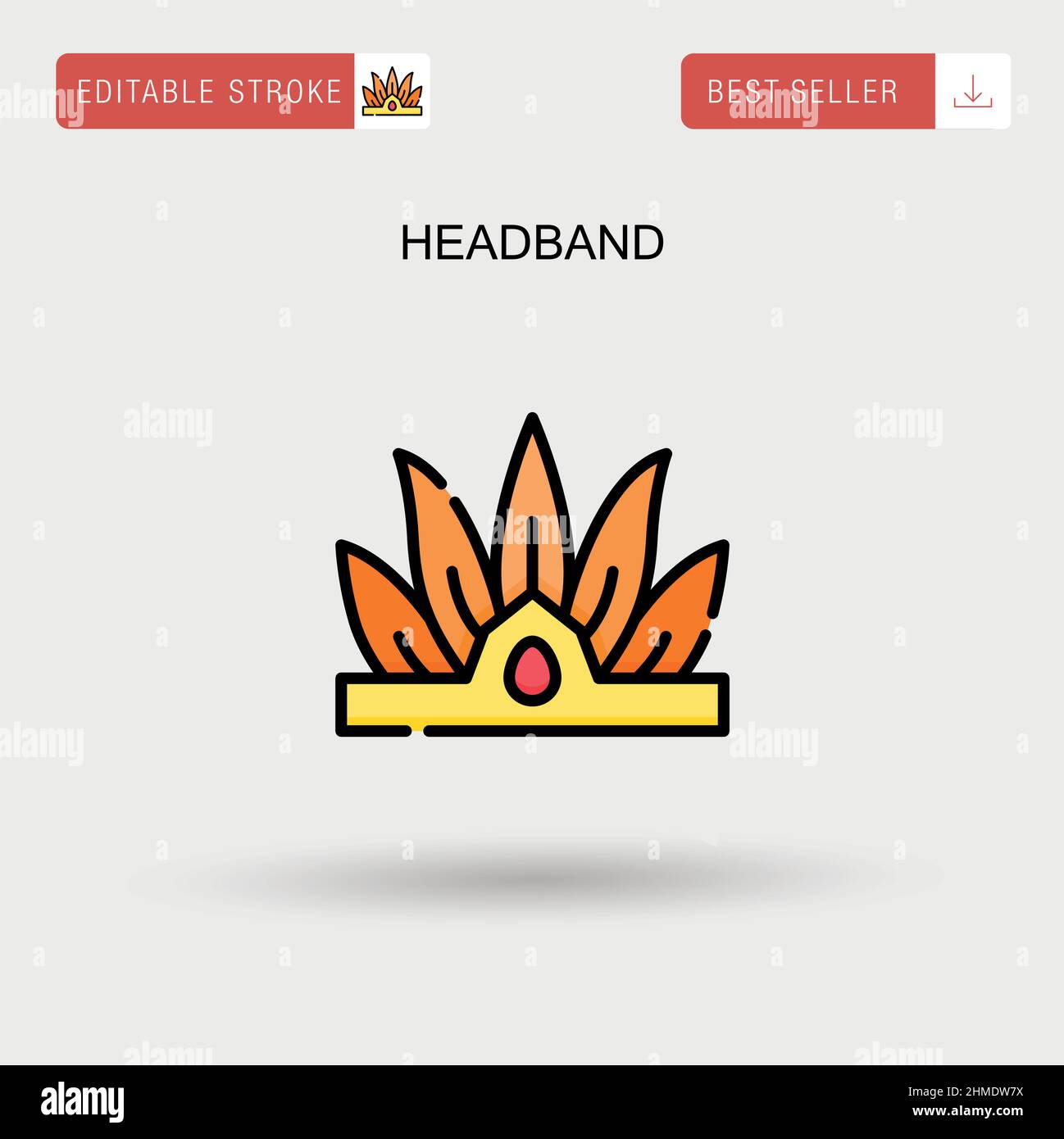 Woman beauty hair band Stock Vector Images - Alamy