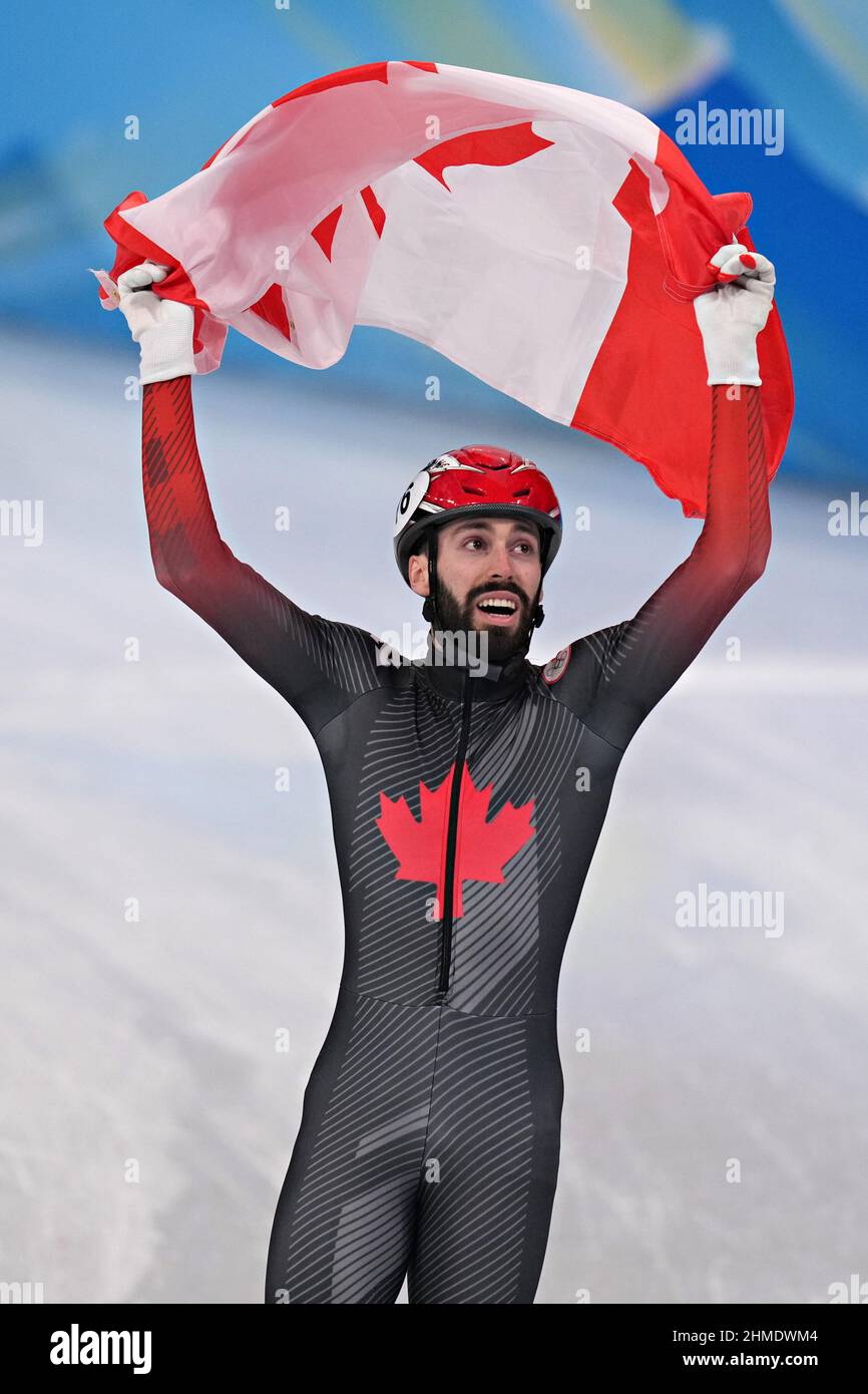 Beijing, China. 09th Feb, 2022. Steven Dubois of Canada, takes a ...