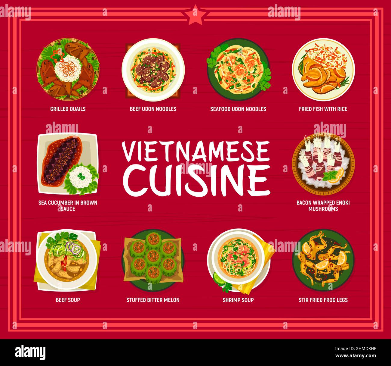 Vietnamese frog Stock Vector Images - Alamy