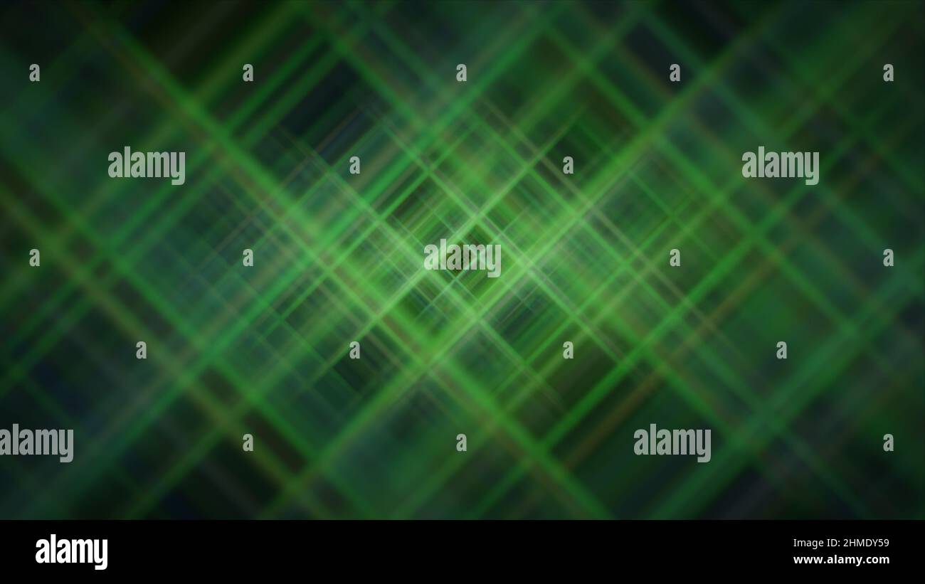 3d rendering illustration of an abstract background with green blurry ...