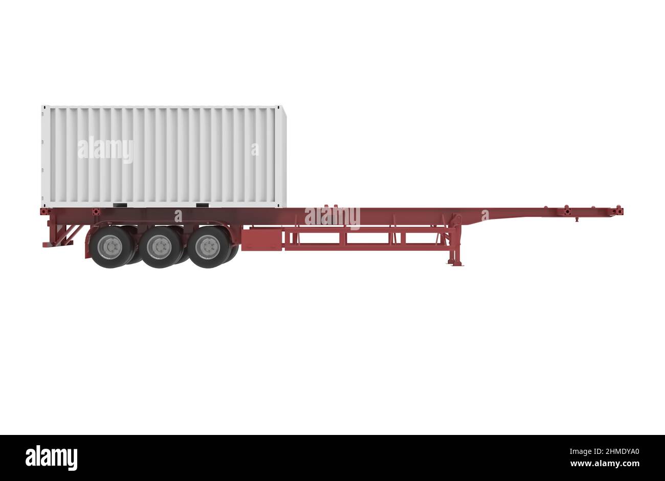 empty truck goods 3d image Stock Photo - Alamy
