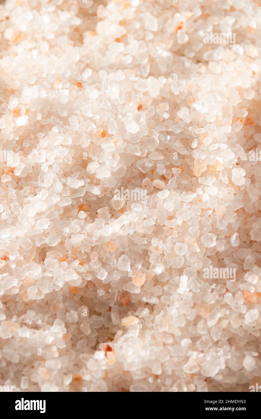 Close up view of himalaya salt, rose salt Stock Photo - Alamy