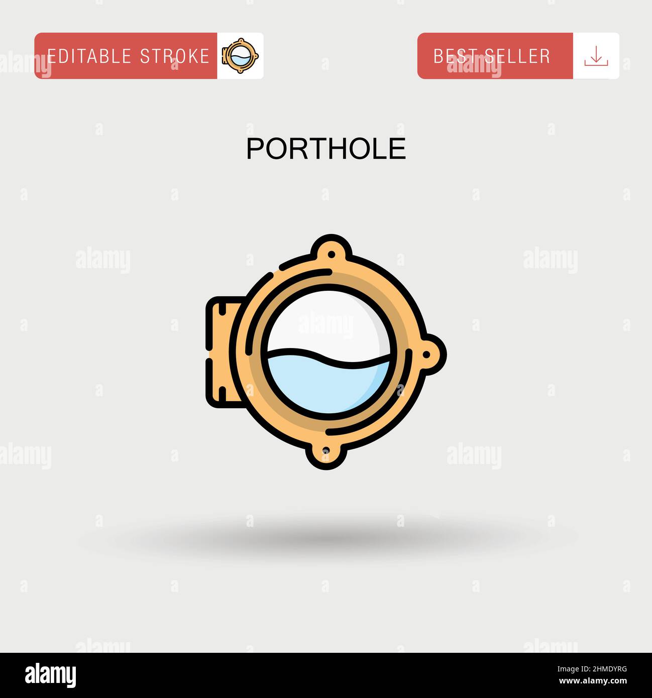 Porthole Simple vector icon Stock Vector Image & Art - Alamy