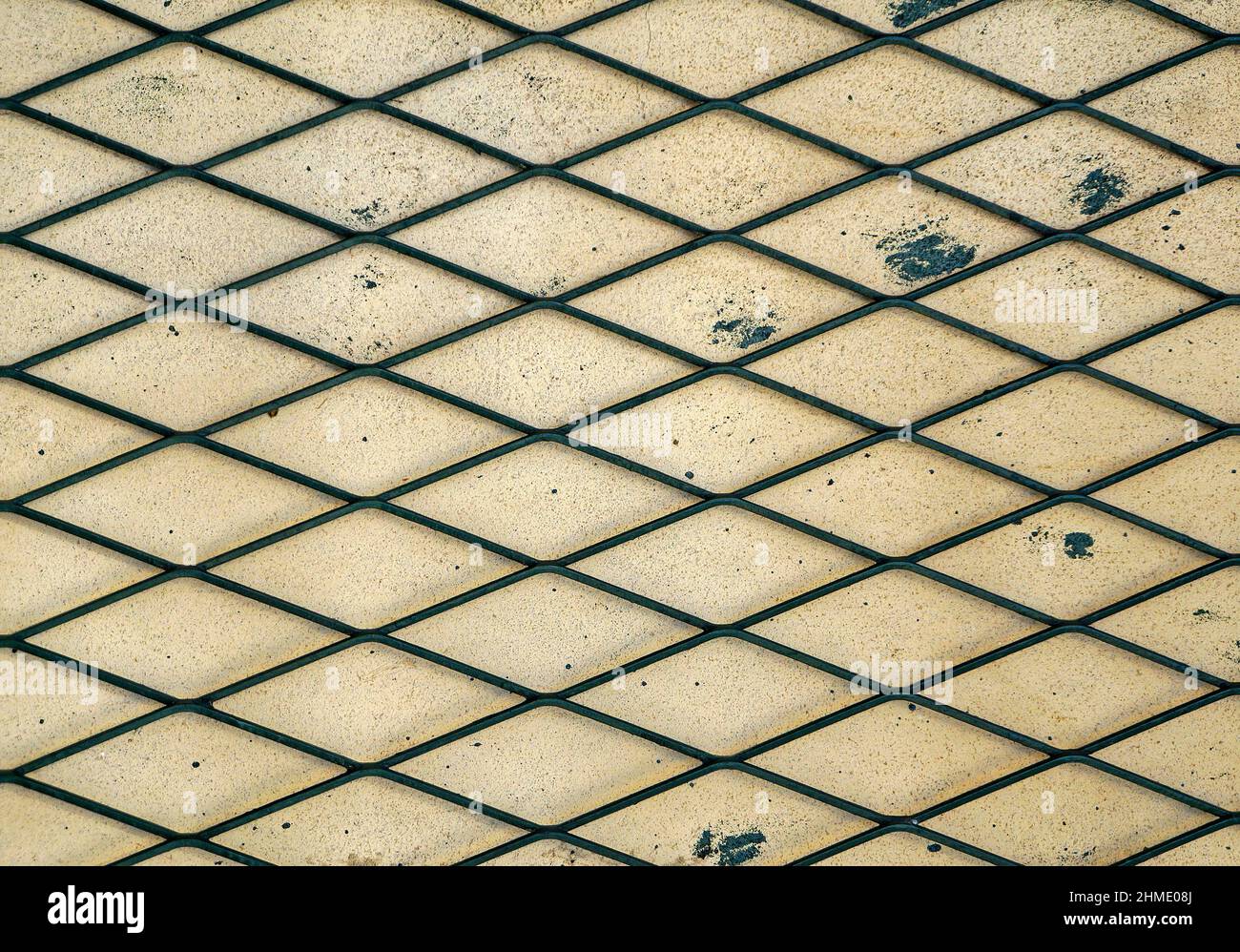 Green mesh, rhombus grid background Stock Photo - Alamy