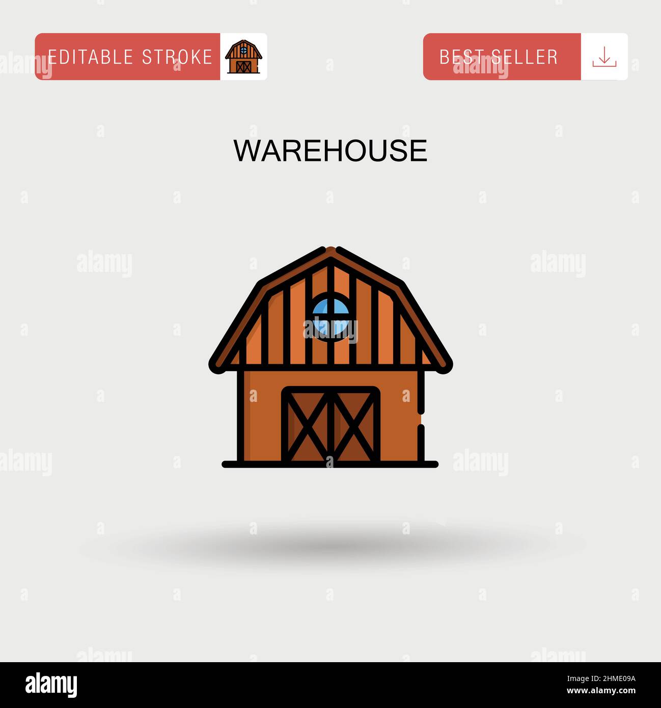 Warehouse Simple vector icon Stock Vector Image & Art - Alamy