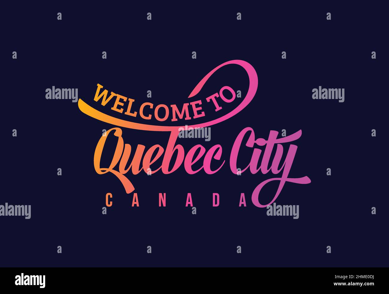Canada city welcome sign Stock Vector Images - Alamy