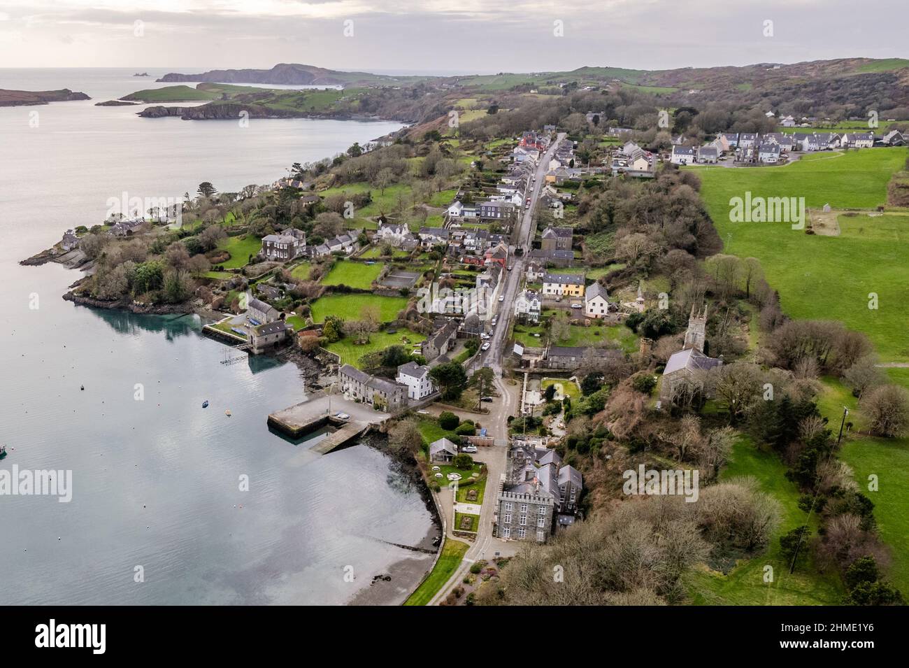Village of castletownshend irish village county cork hi-res stock ...