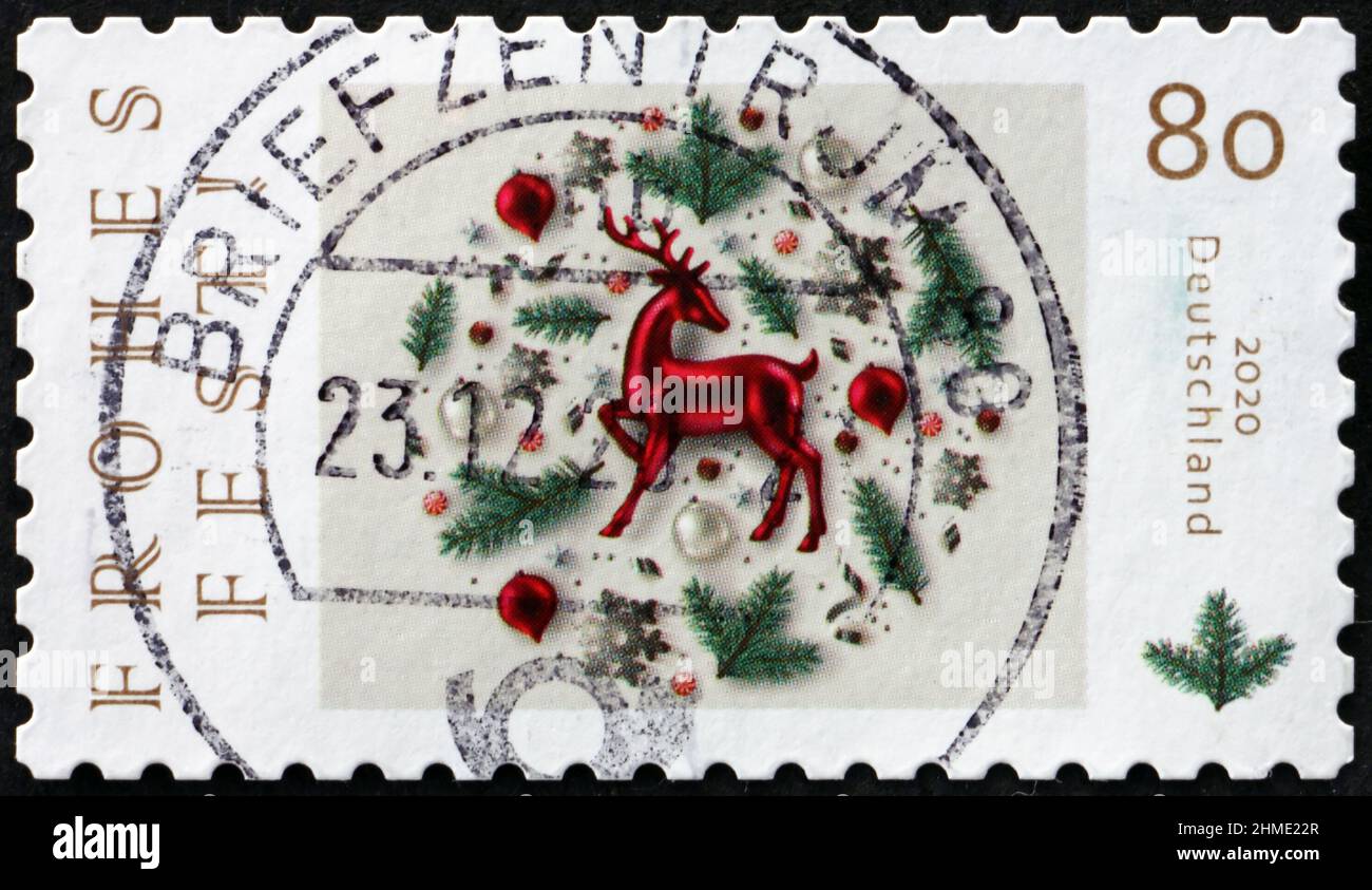 GERMANY - CIRCA 2020: a stamp printed in Germany shows Decorative ...