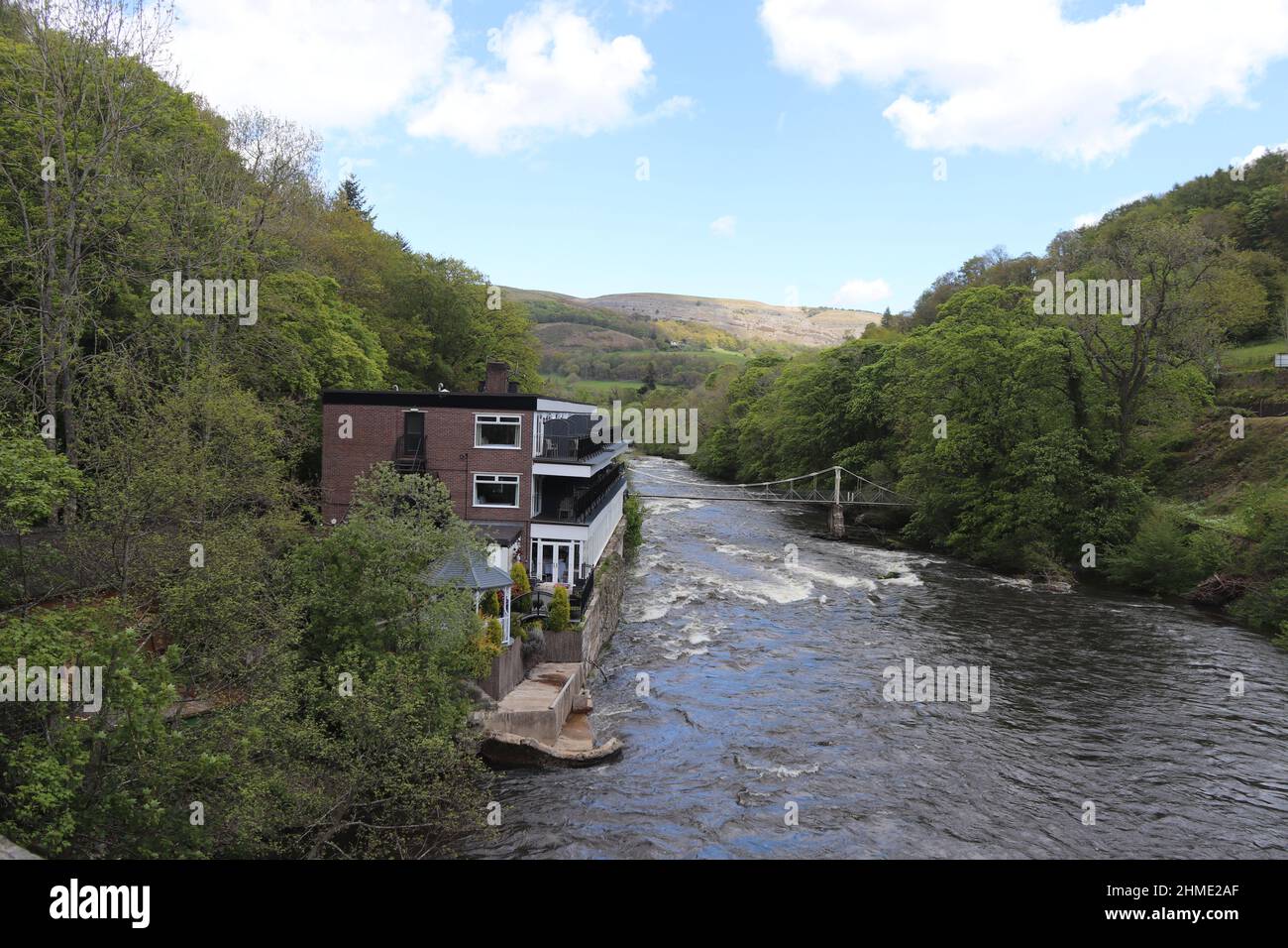Berwyn Railway Station, North Wales Stock Photo - Alamy