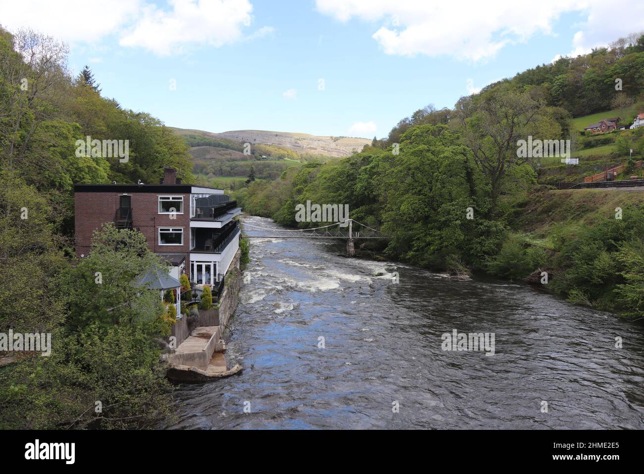 Berwyn Railway Station, North Wales Stock Photo - Alamy
