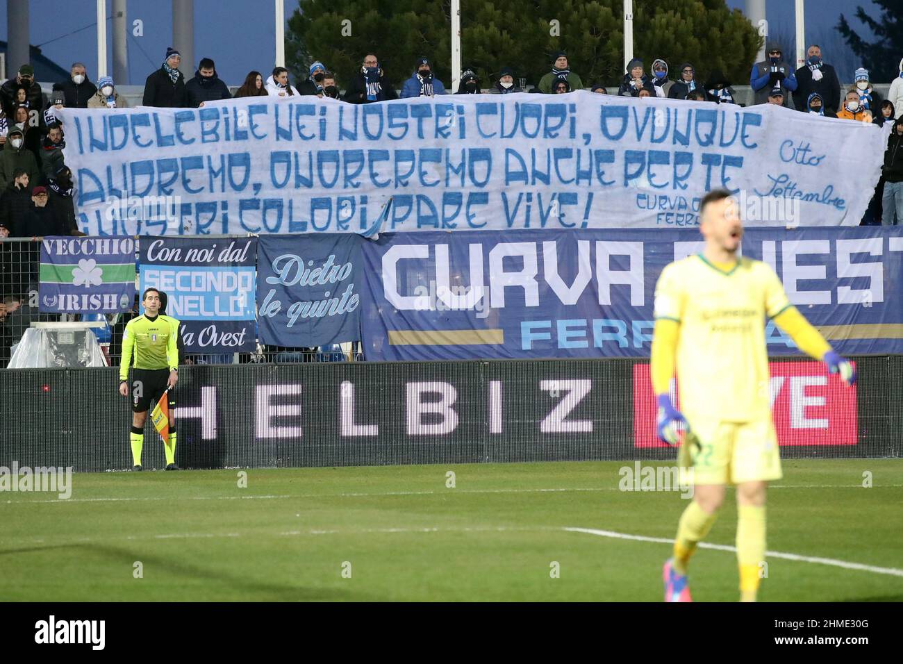 I TIFOSI DELLA SPAL PORDENONE - SPAL CAMPIONATO CALCIO SERIE B 2021 ...