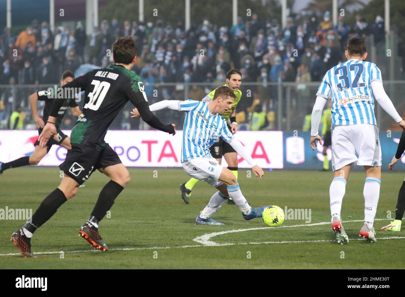 LUCA VIDO (SPAL) PORDENONE - SPAL CAMPIONATO CALCIO SERIE B 2021-2022 ...