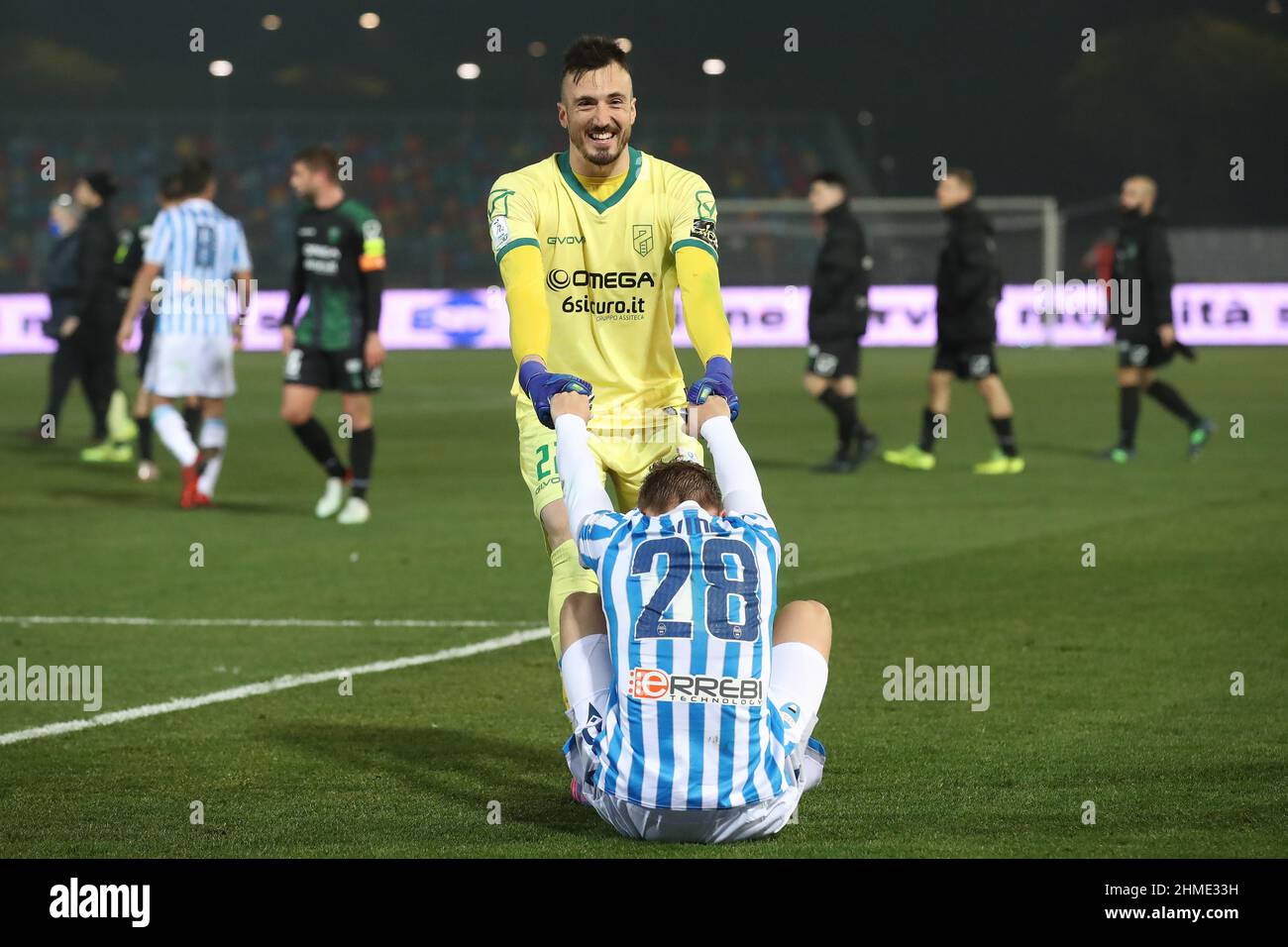 LUCA VIDO (SPAL) PORDENONE - SPAL CAMPIONATO CALCIO SERIE B 2021-2022 ...