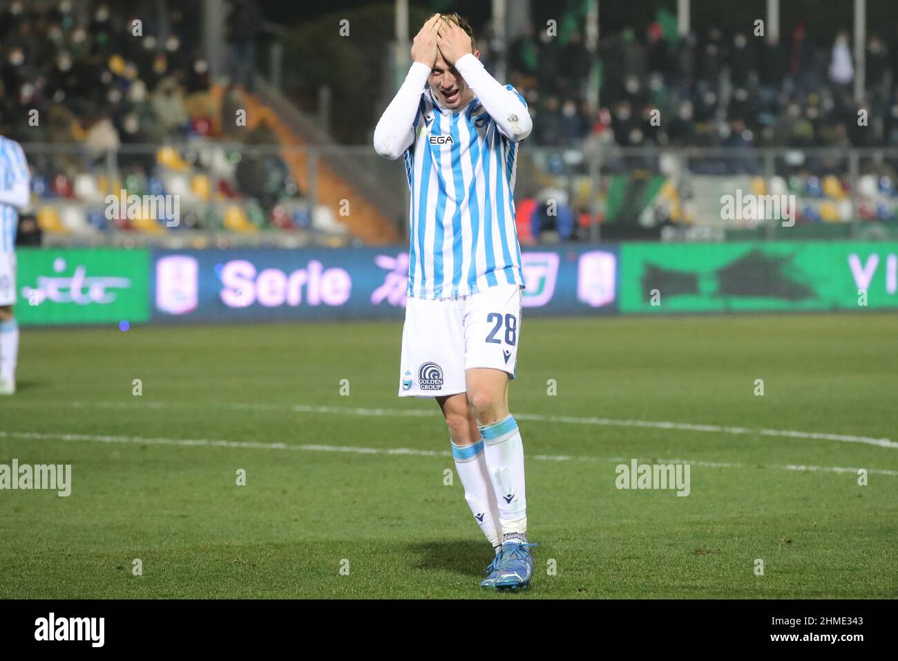 LUCA VIDO (SPAL) PORDENONE - SPAL CAMPIONATO CALCIO SERIE B 2021-2022 ...