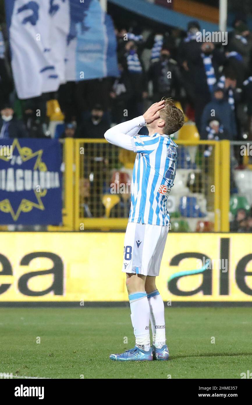 LUCA VIDO (SPAL) PORDENONE - SPAL CAMPIONATO CALCIO SERIE B 2021-2022 ...