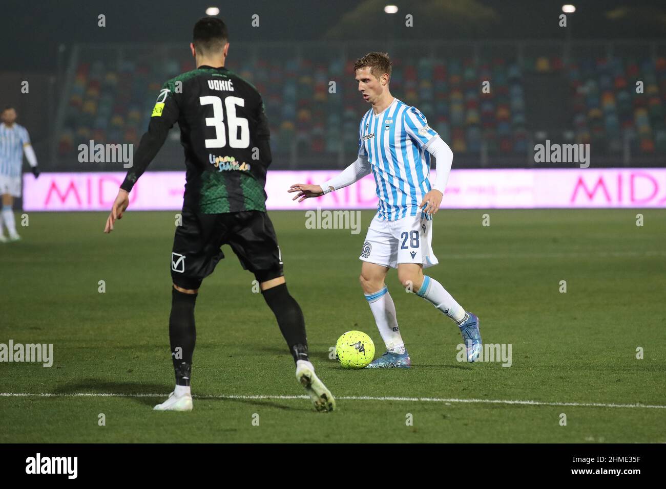 LUCA VIDO (SPAL) PORDENONE - SPAL CAMPIONATO CALCIO SERIE B 2021-2022 ...