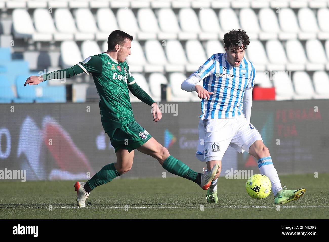 JACOPO DA RIVA (SPAL) SPAL - PISA CAMPIONATO CALCIO SERIE B 2021-2022 ...