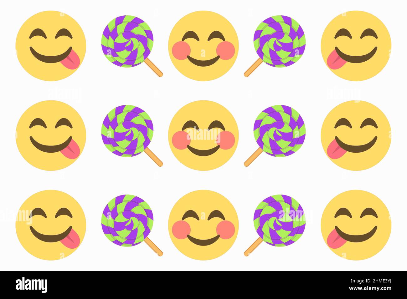 Cheerful smiling faces Stock Vector Images - Alamy