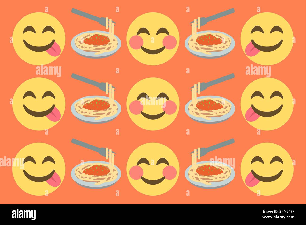 Row of smiling faces Stock Vector Images - Alamy