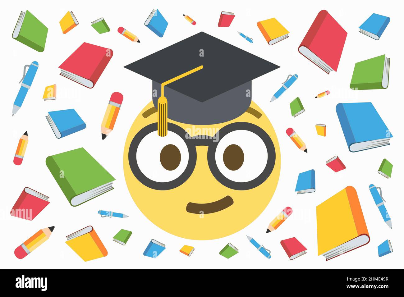 Nerd face emoji hi-res stock photography and images - Alamy