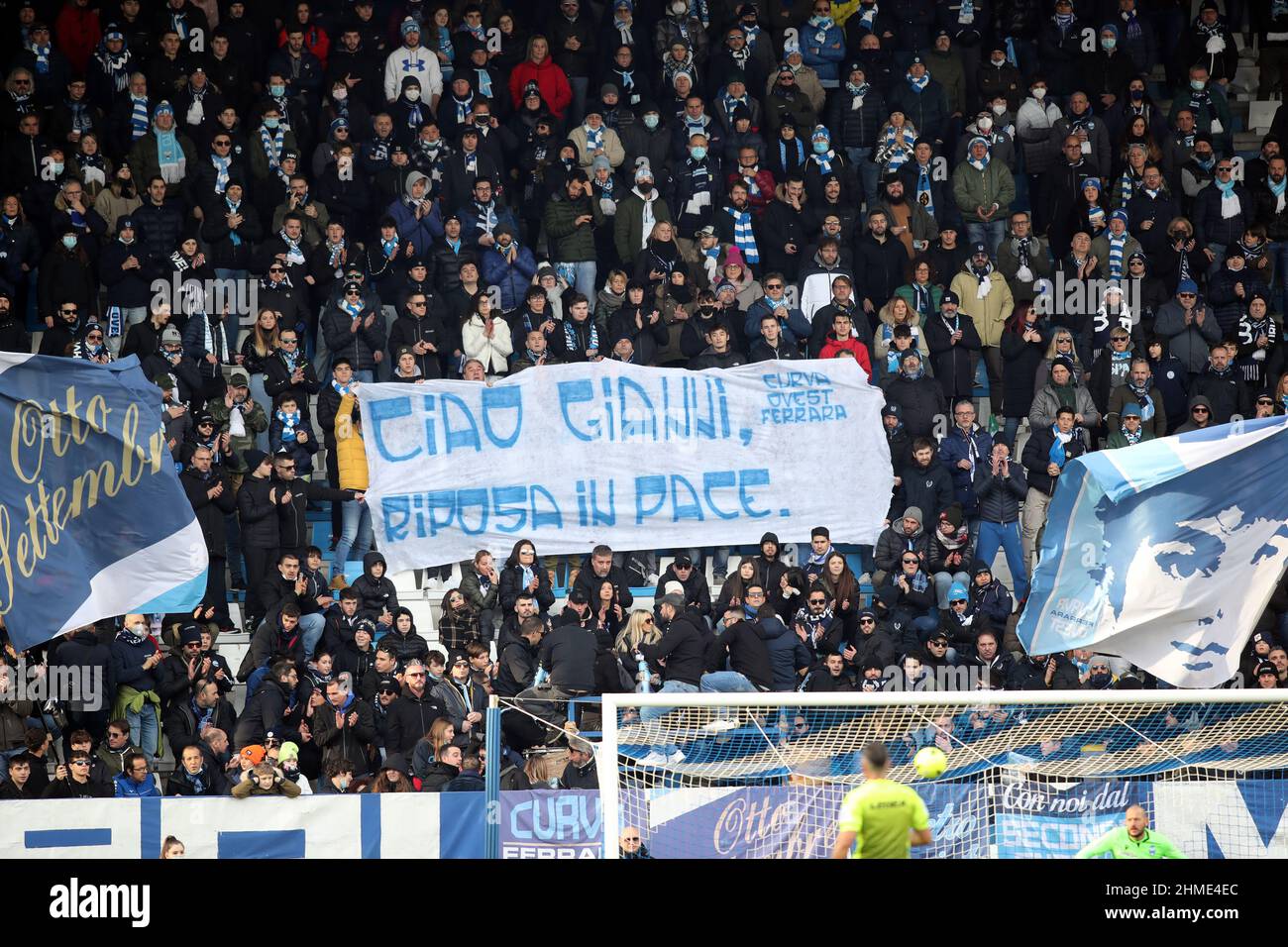 I TIFOSI DELLA SPAL SPAL - BRESCIA CAMPIONATO CALCIO SERIE B 2021-2022 ...