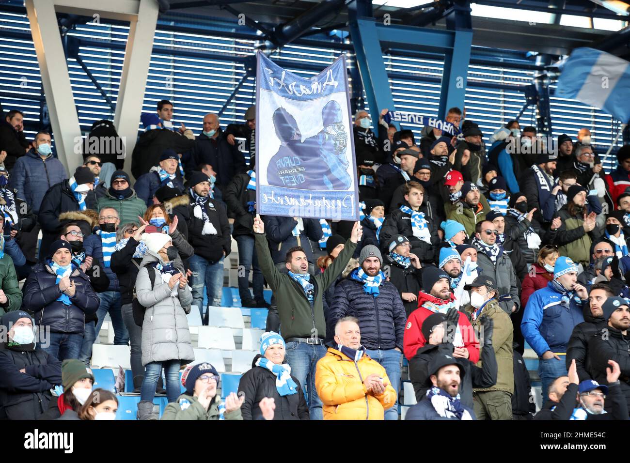 I TIFOSI DELLA SPAL SPAL - BRESCIA CAMPIONATO CALCIO SERIE B 2021-2022 ...