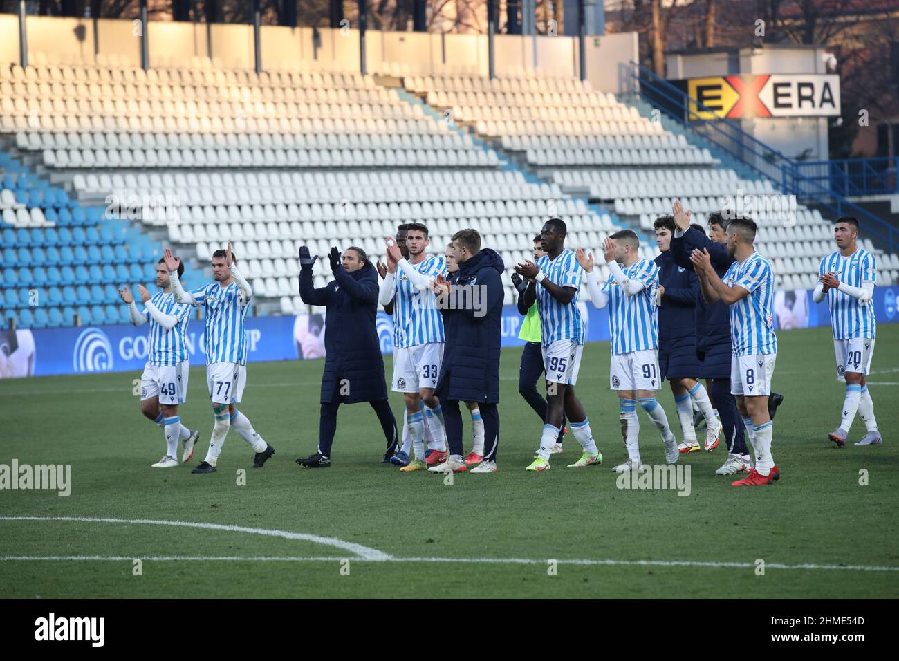 SPAL SALUTA LA CURVA OVEST SPAL - BRESCIA CAMPIONATO CALCIO SERIE B ...