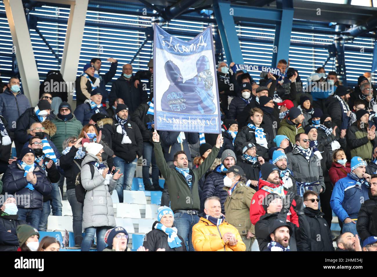 I TIFOSI DELLA SPAL SPAL - BRESCIA CAMPIONATO CALCIO SERIE B 2021-2022 ...