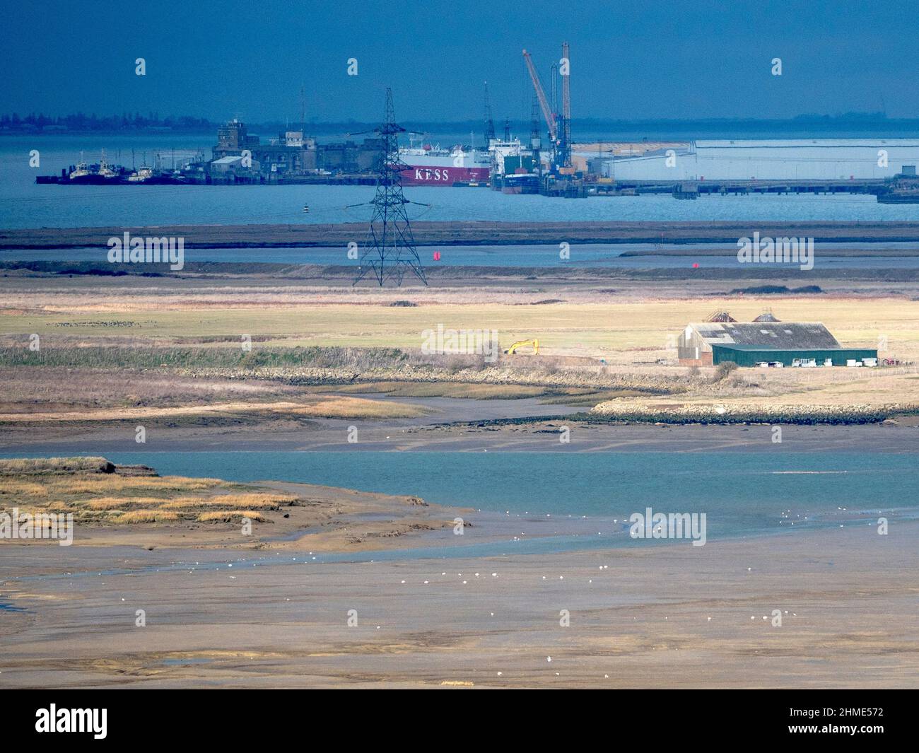Sheerness, Kent, UK. 9th Feb, 2022. Peel Ports are calling for more ...