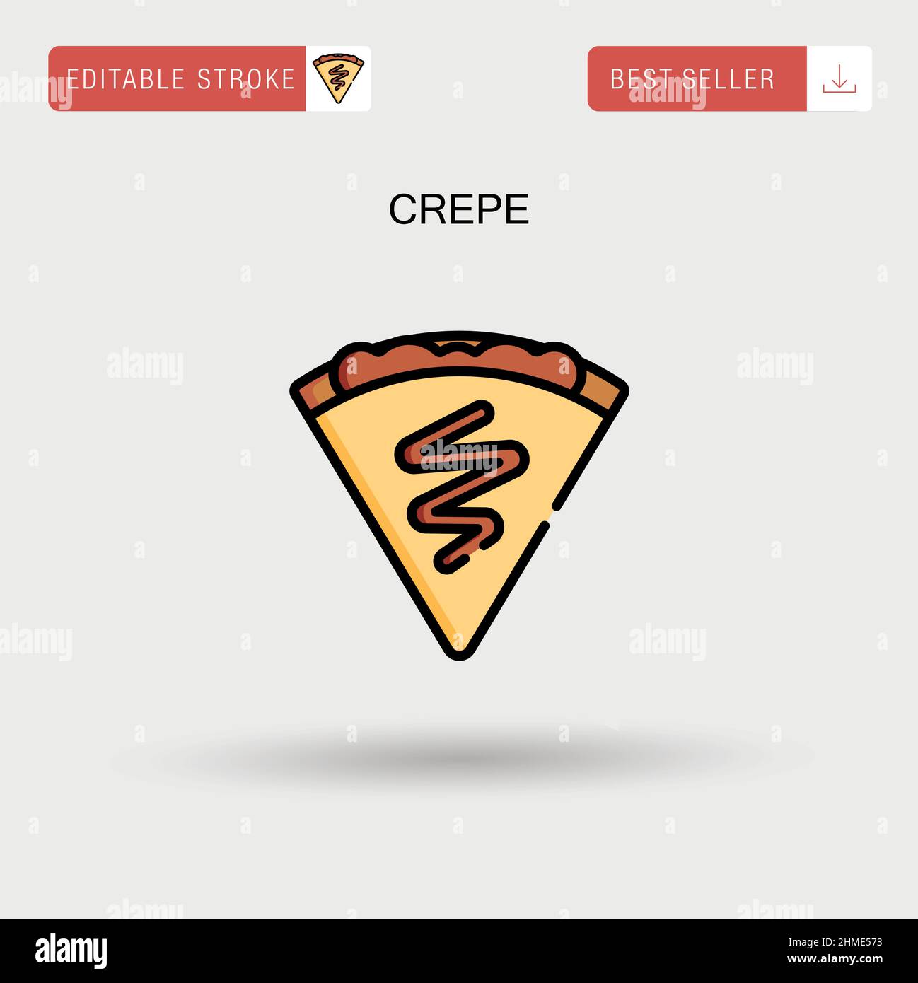 Crepes restaurant Stock Vector Images - Alamy