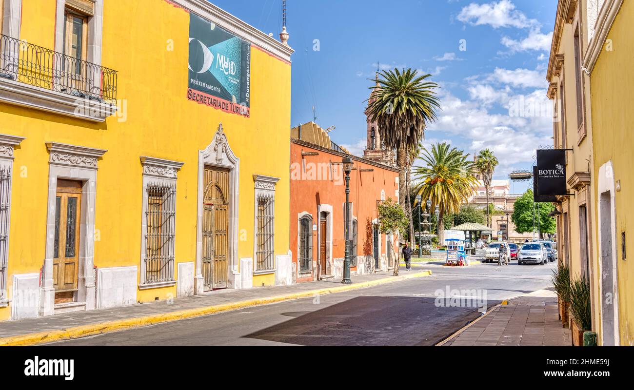 Durango Historical Center, Mexico Stock Photo - Alamy