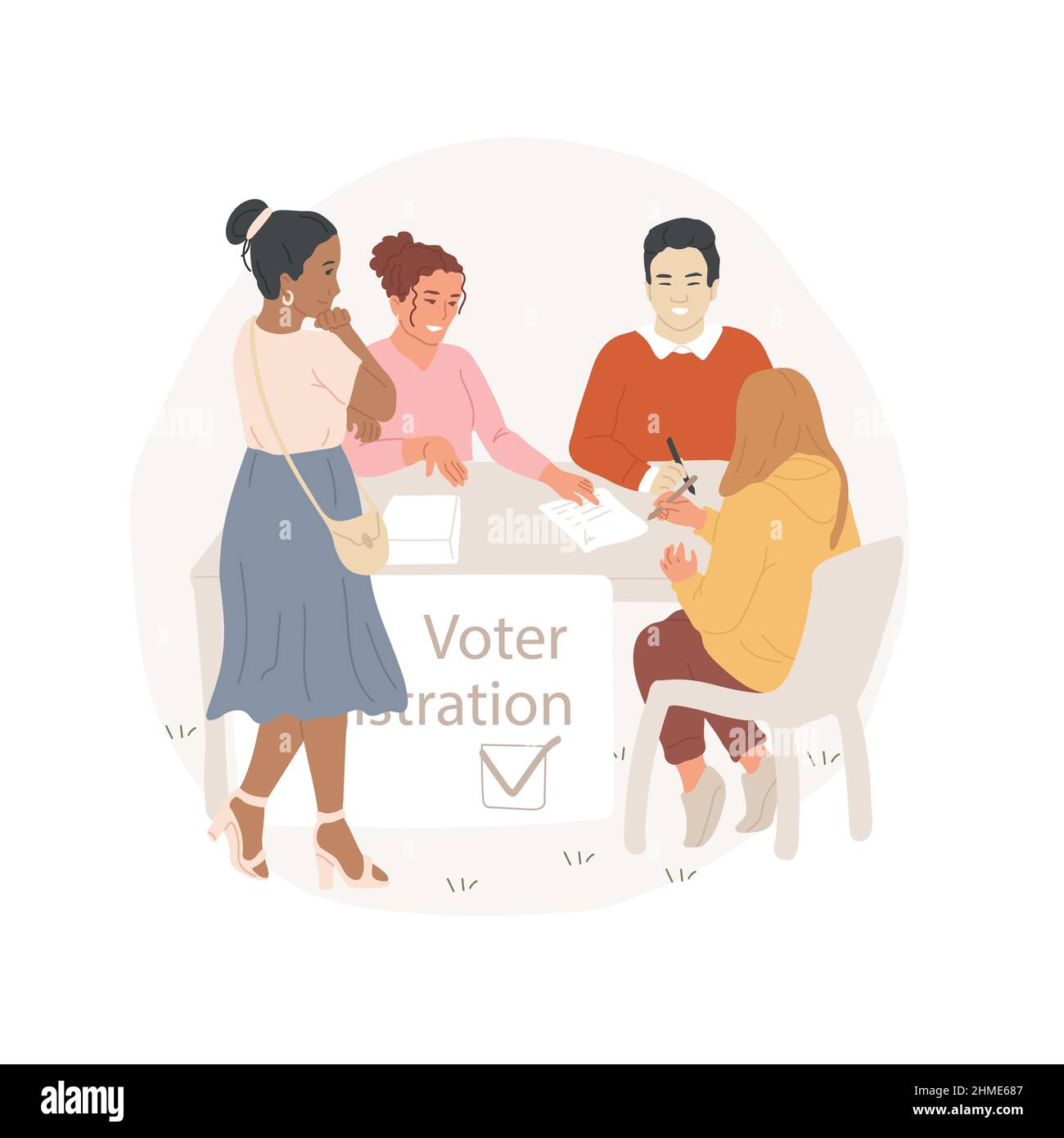 Election table Stock Vector Images - Alamy