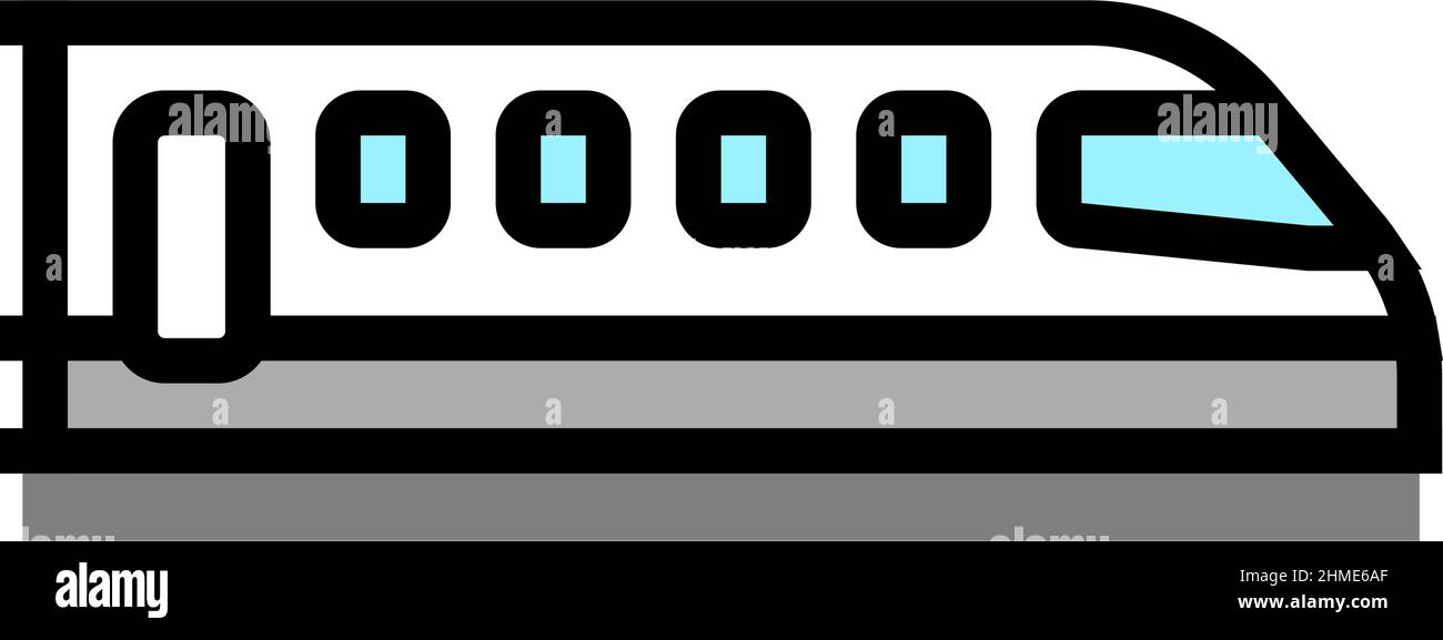 train transport color icon vector illustration Stock Vector Image & Art ...