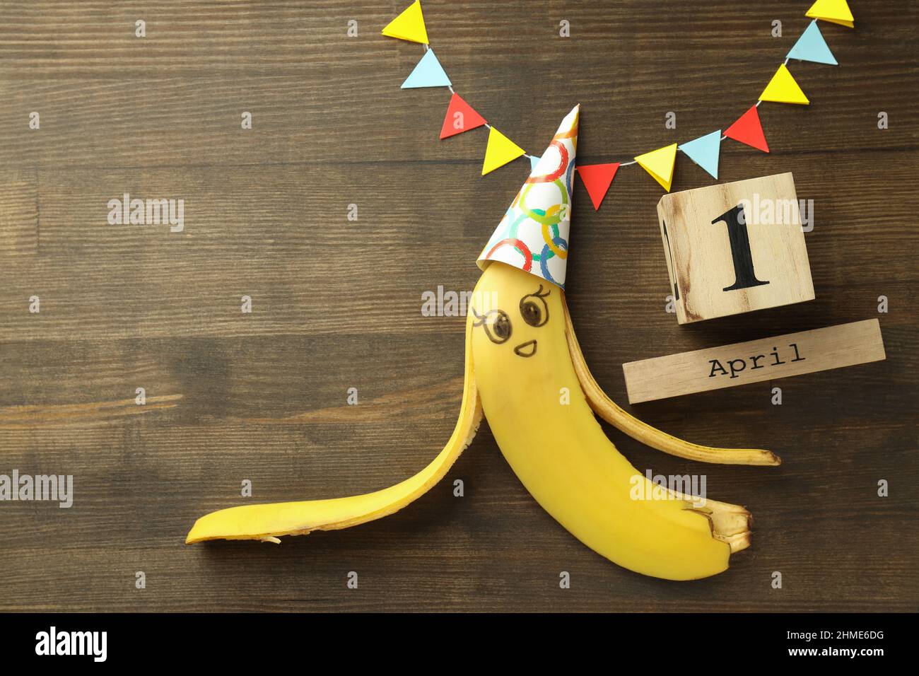 Concept of International 1st April Fool's Day Stock Photo - Alamy