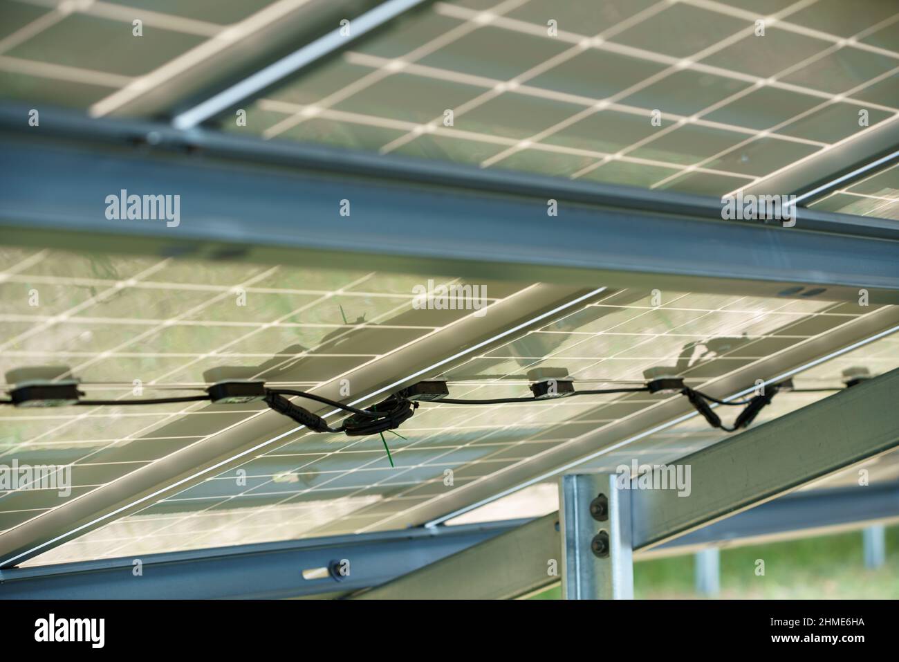 Solar panels generating green energy hi-res stock photography and ...