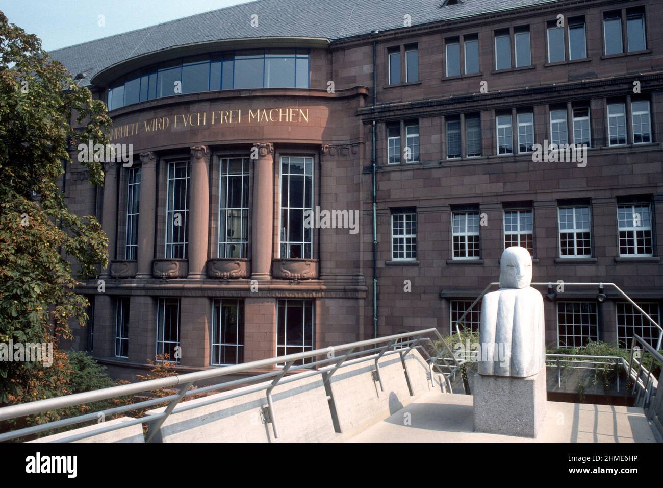 University College building in 1981, Freiburg, Baden-Württemberg ...
