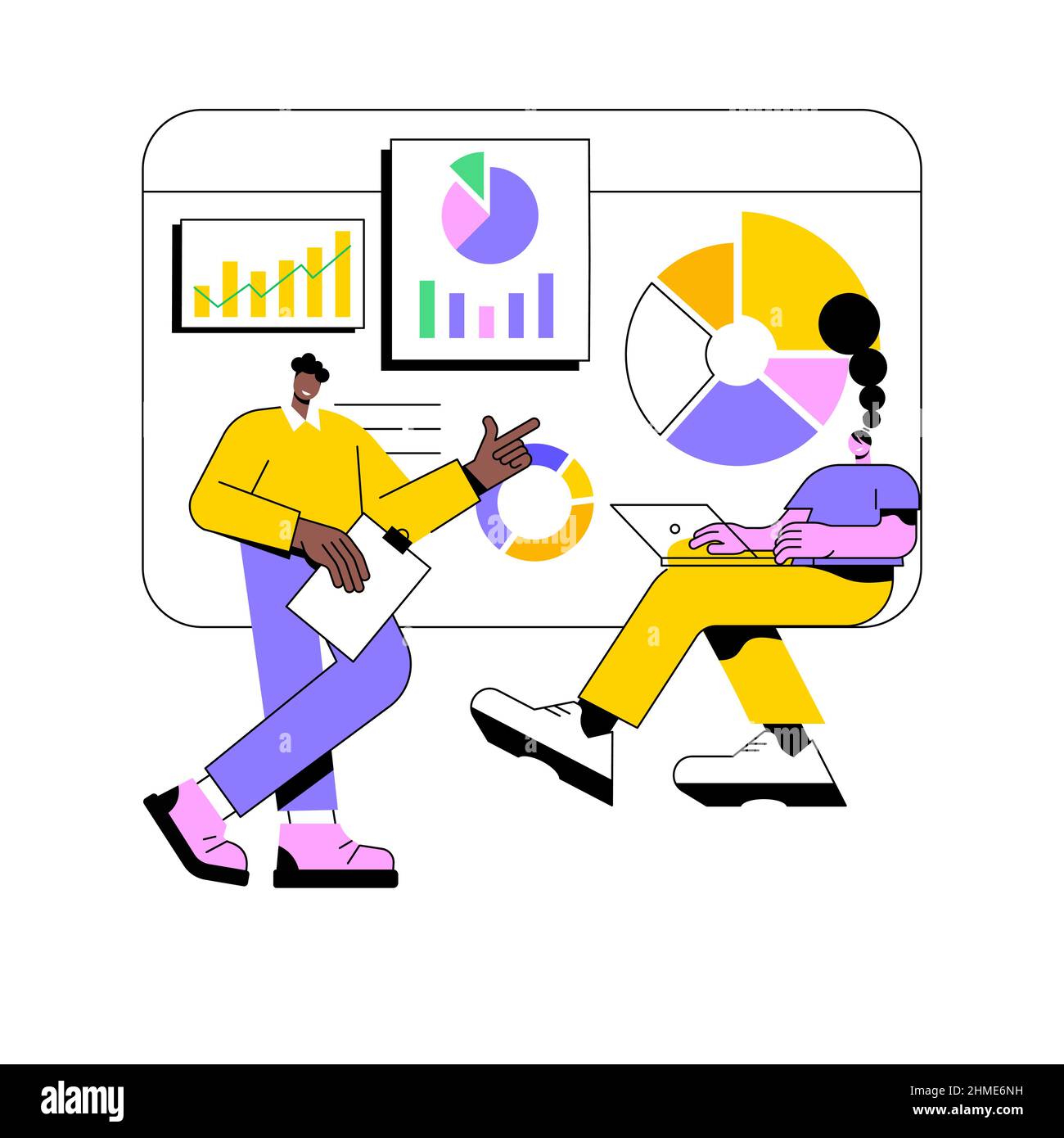 Innovation management software abstract concept vector illustration ...