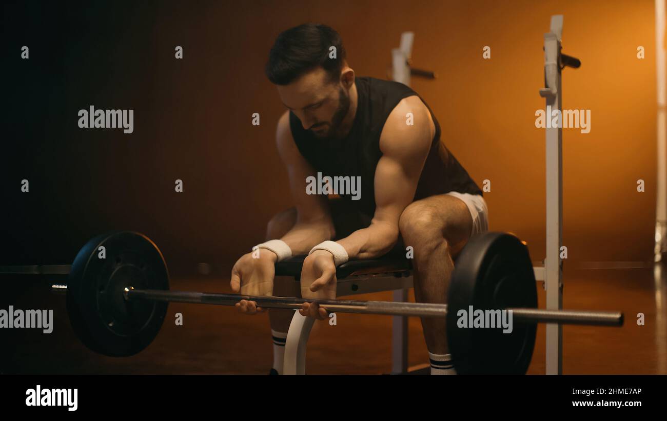 Flat muscular man hi-res stock photography and images - Alamy