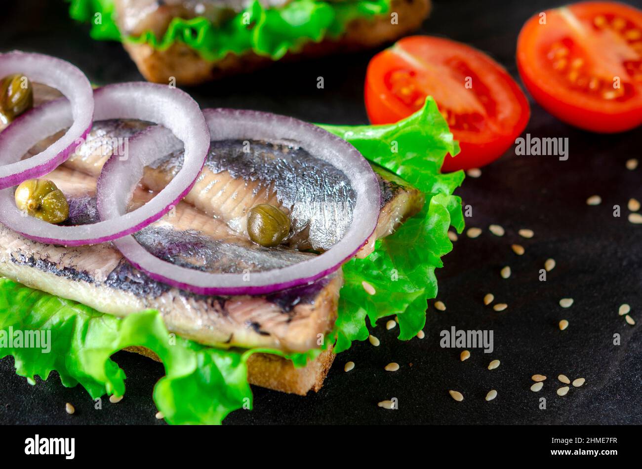 Traditional open faced sandwich denmark hi-res stock photography and images - Alamy