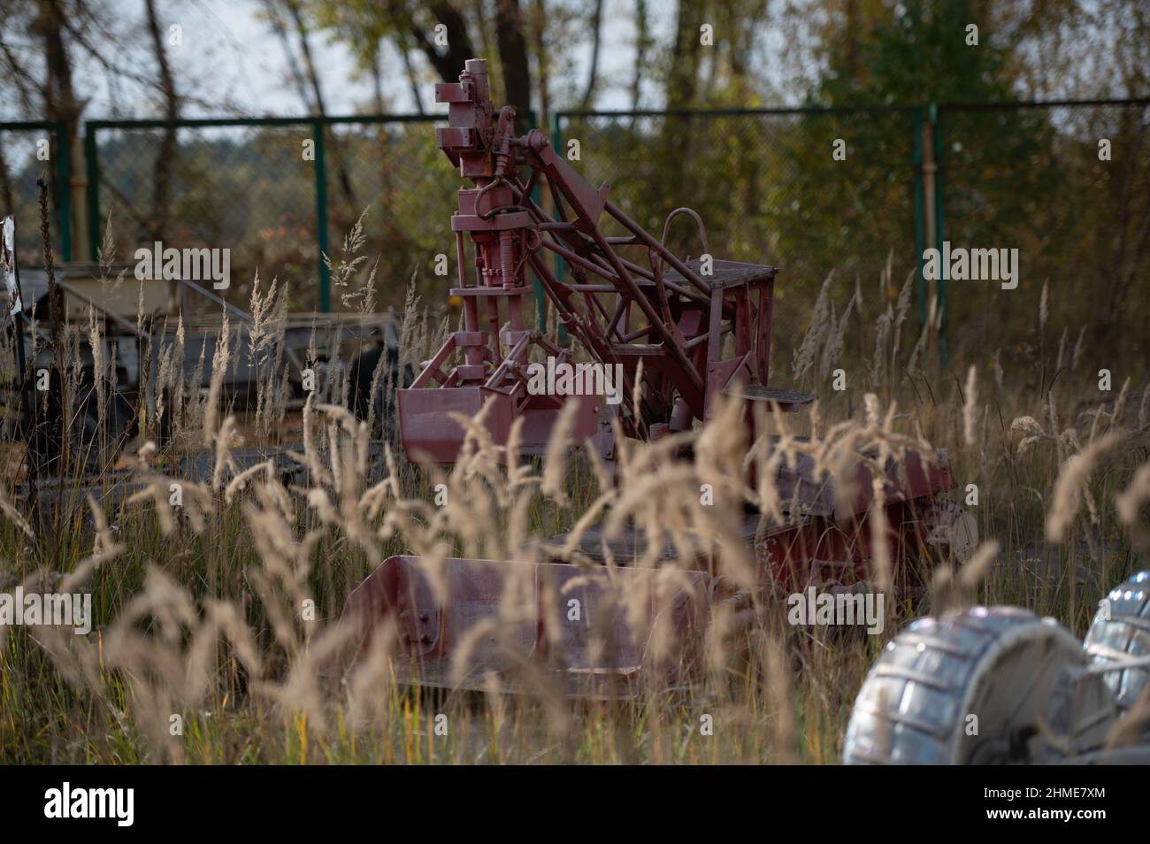 Several of the robots used in the cleanup of the Chernobyl disaster on ...