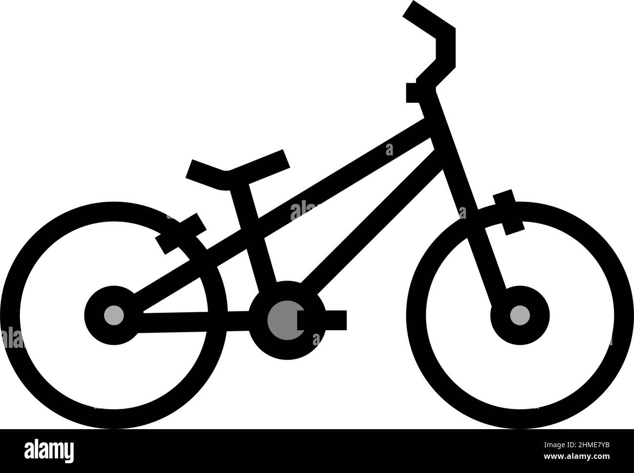 bike transport color icon vector illustration Stock Vector Image & Art ...