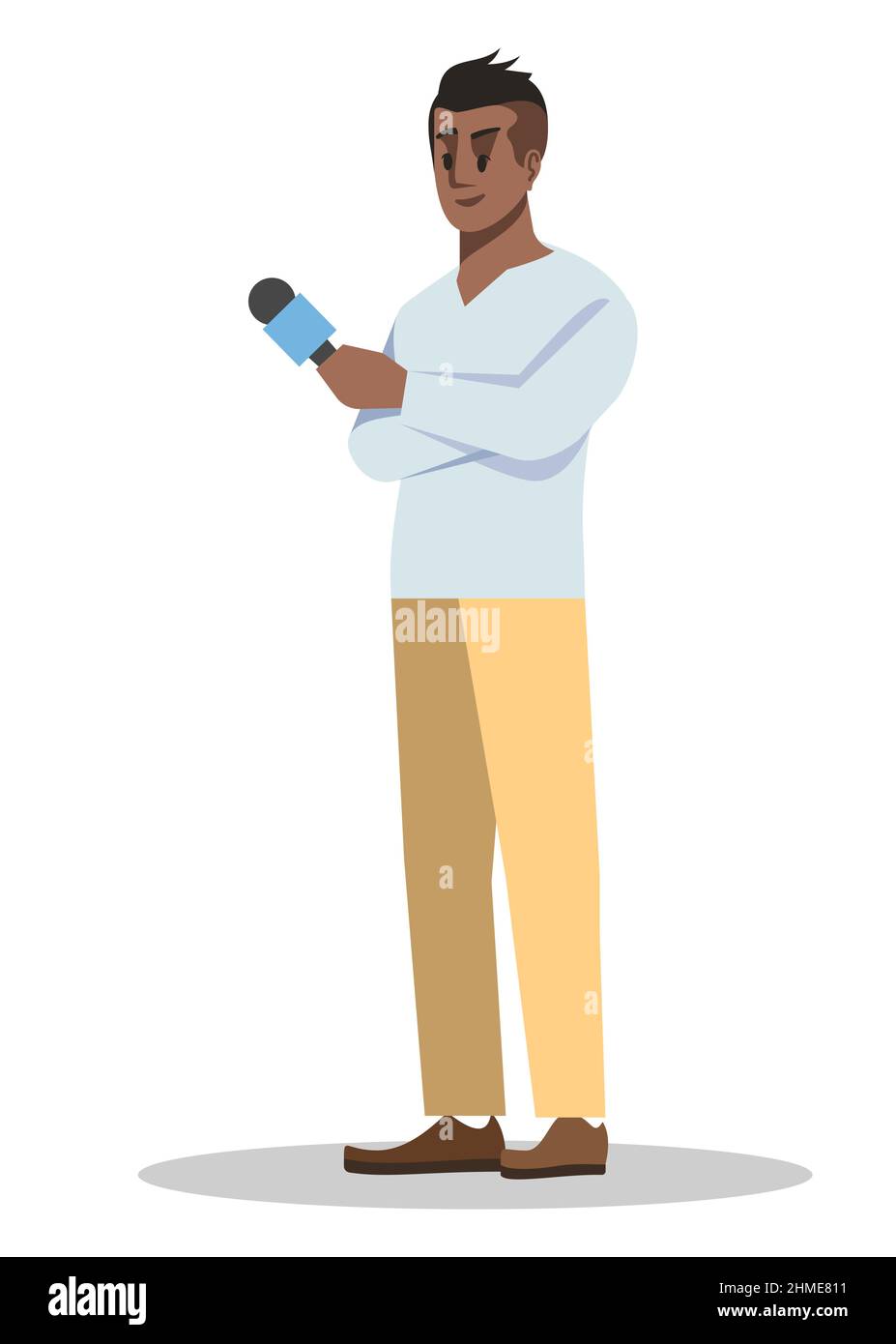 African tv presenter Cut Out Stock Images & Pictures - Alamy