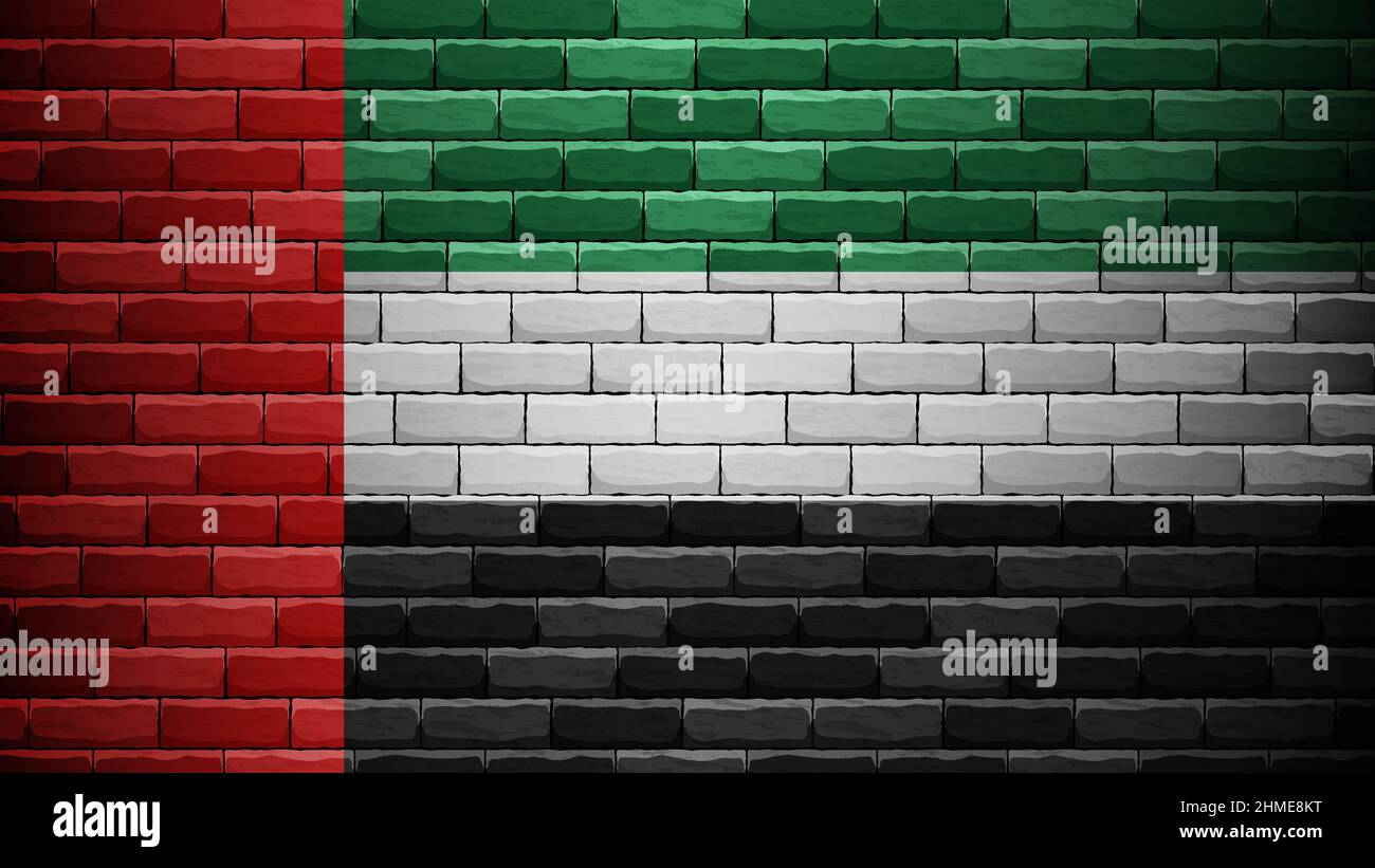 EPS10 Vector Patriotic background with UAE flag colors. An element of ...