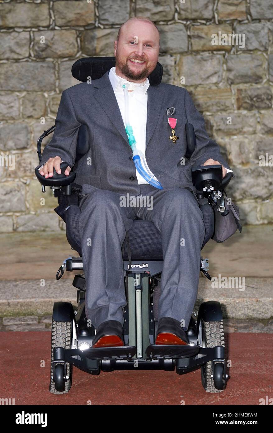 Matthew Hampson with his OBE (Officer of the Order of the British ...