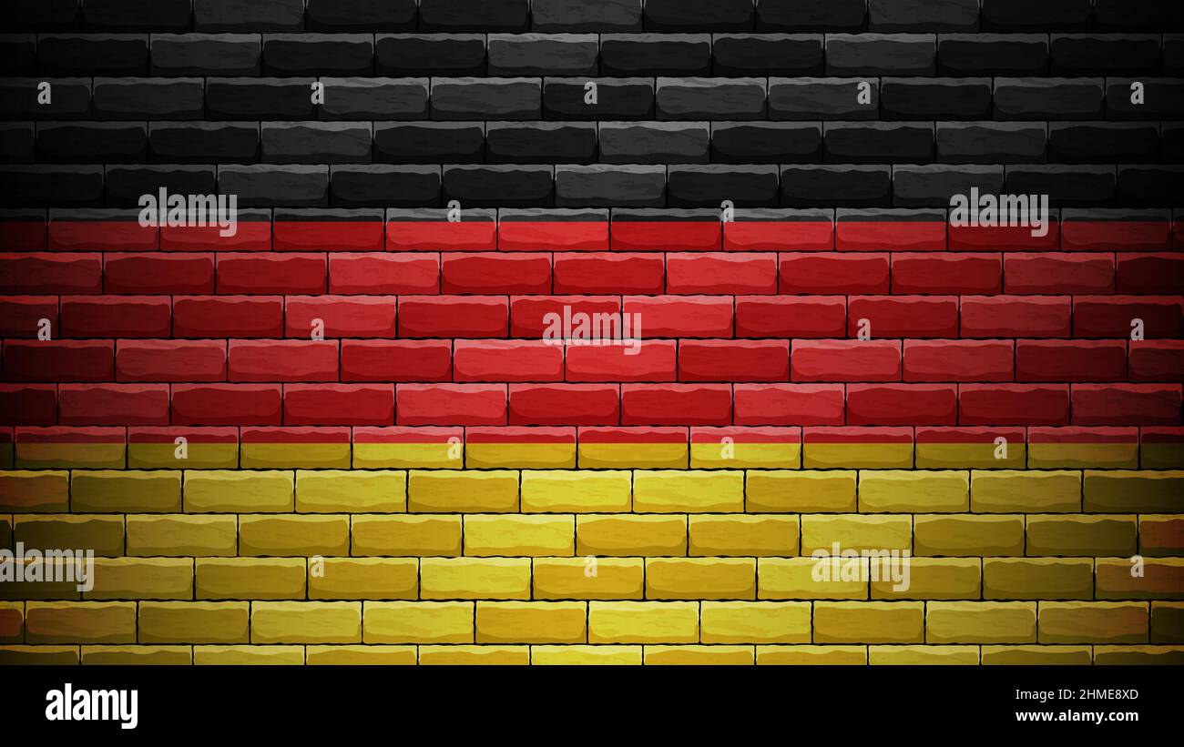 EPS10 Vector Patriotic background with Germany flag colors. An element ...